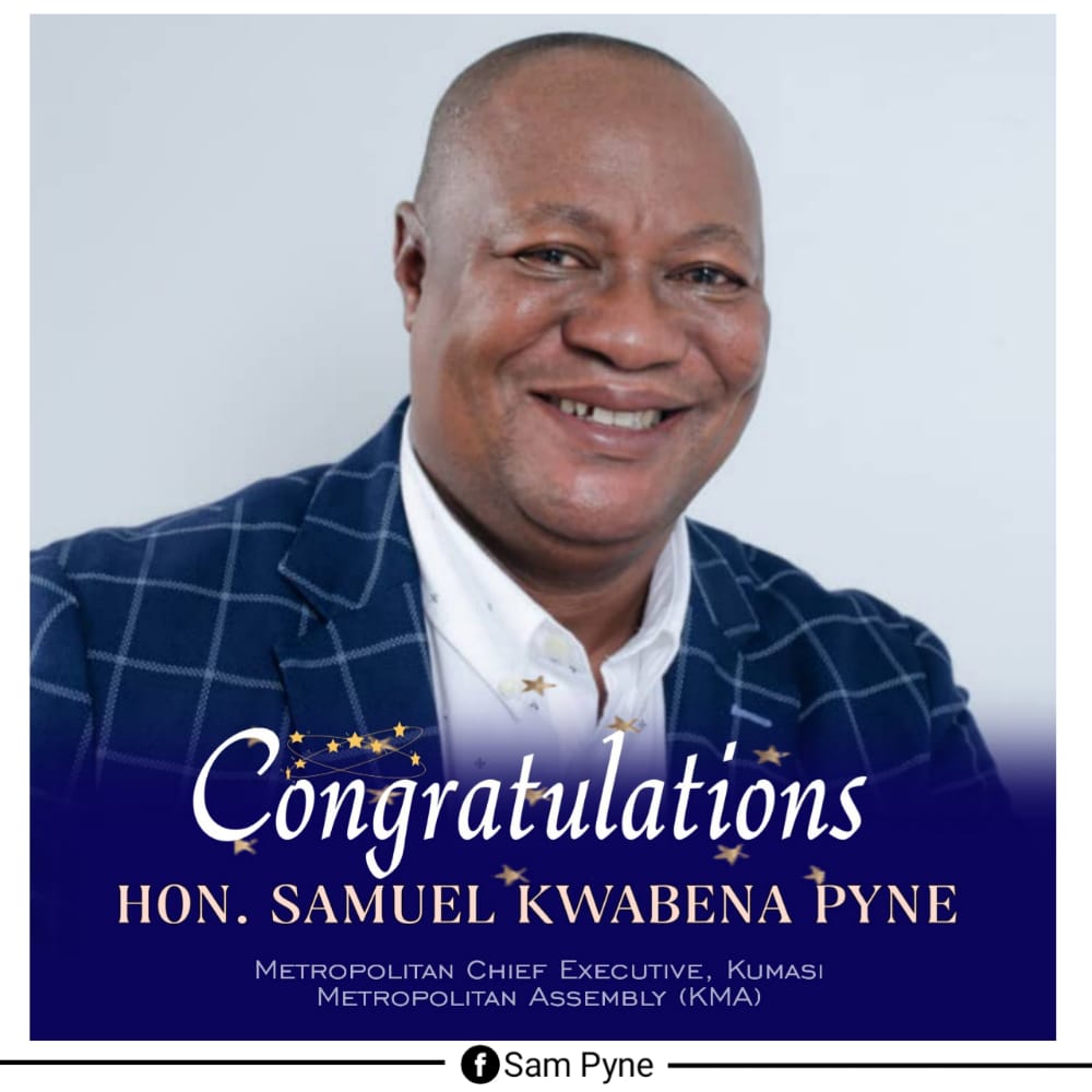 Sam Pyne is KMA Boss after securing 94.8% votes » Ghana Gong